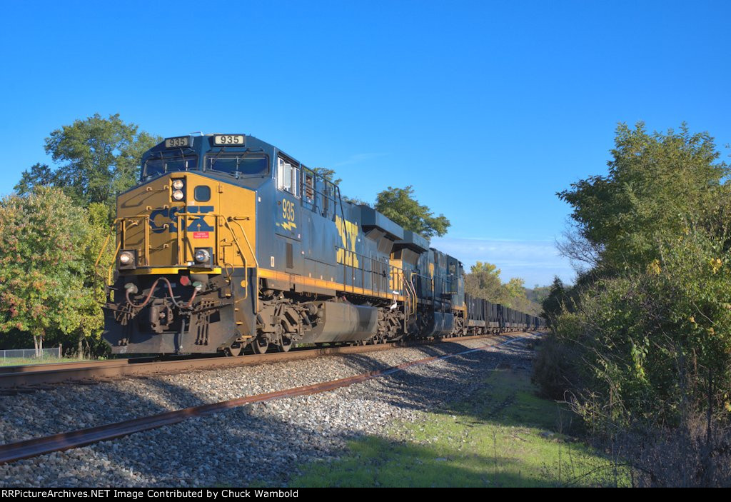 CSX 935 - Southbound Carlisle, Ohio